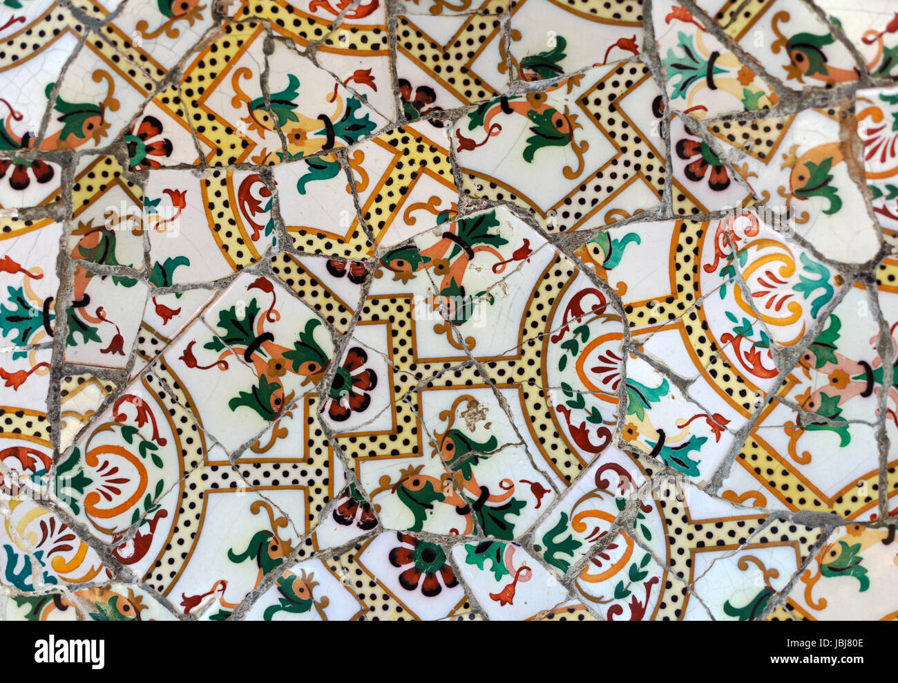 Gaudi floor tiles barcelona hi-res stock photography and images - Alamy