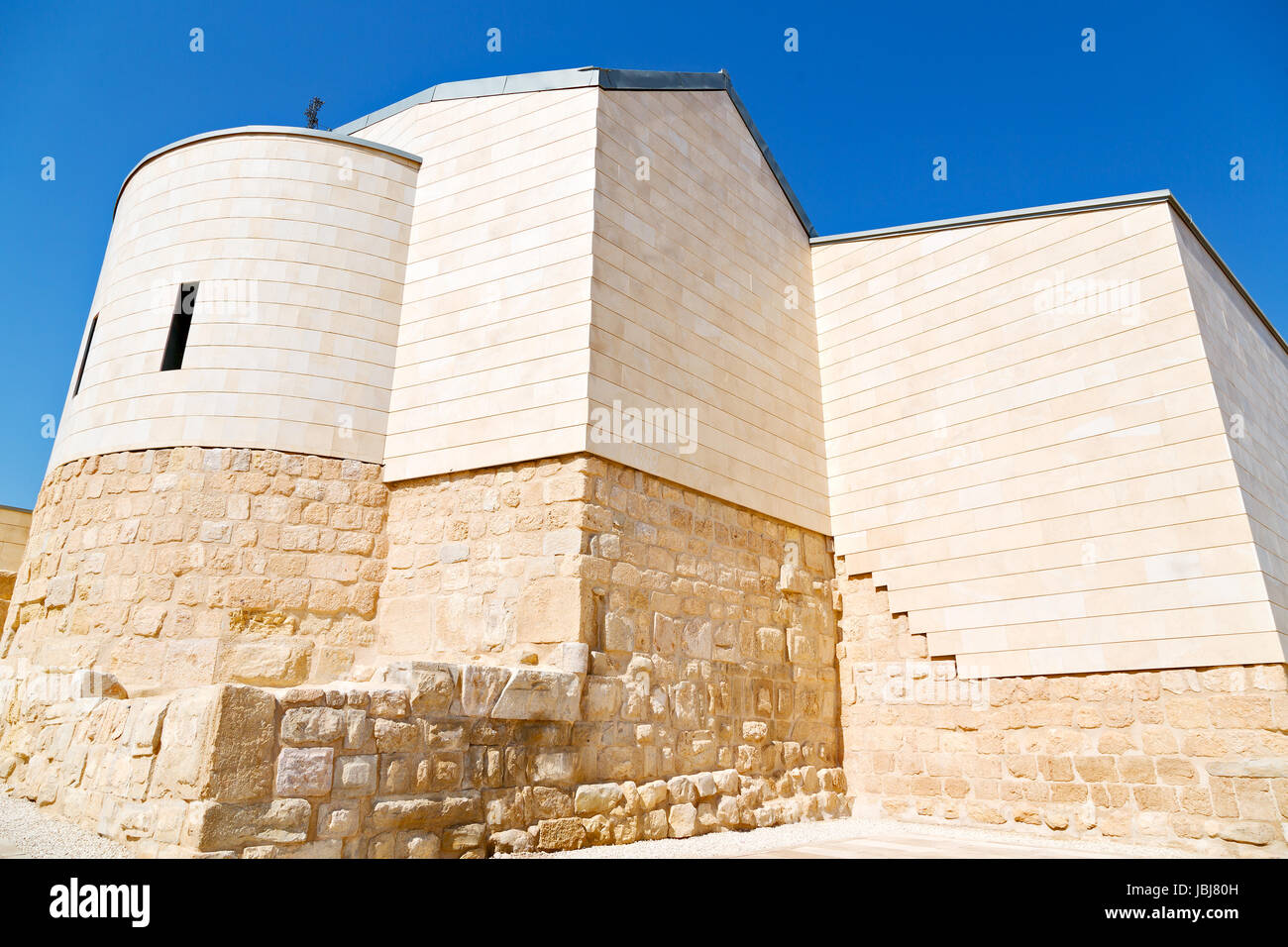 in the antique monastery religion site of mount nebo in jordan Stock ...