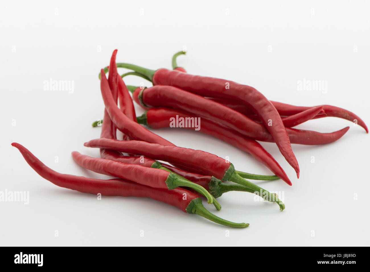 Cayenne Pepper Isolated on White Background Stock Photo - Alamy