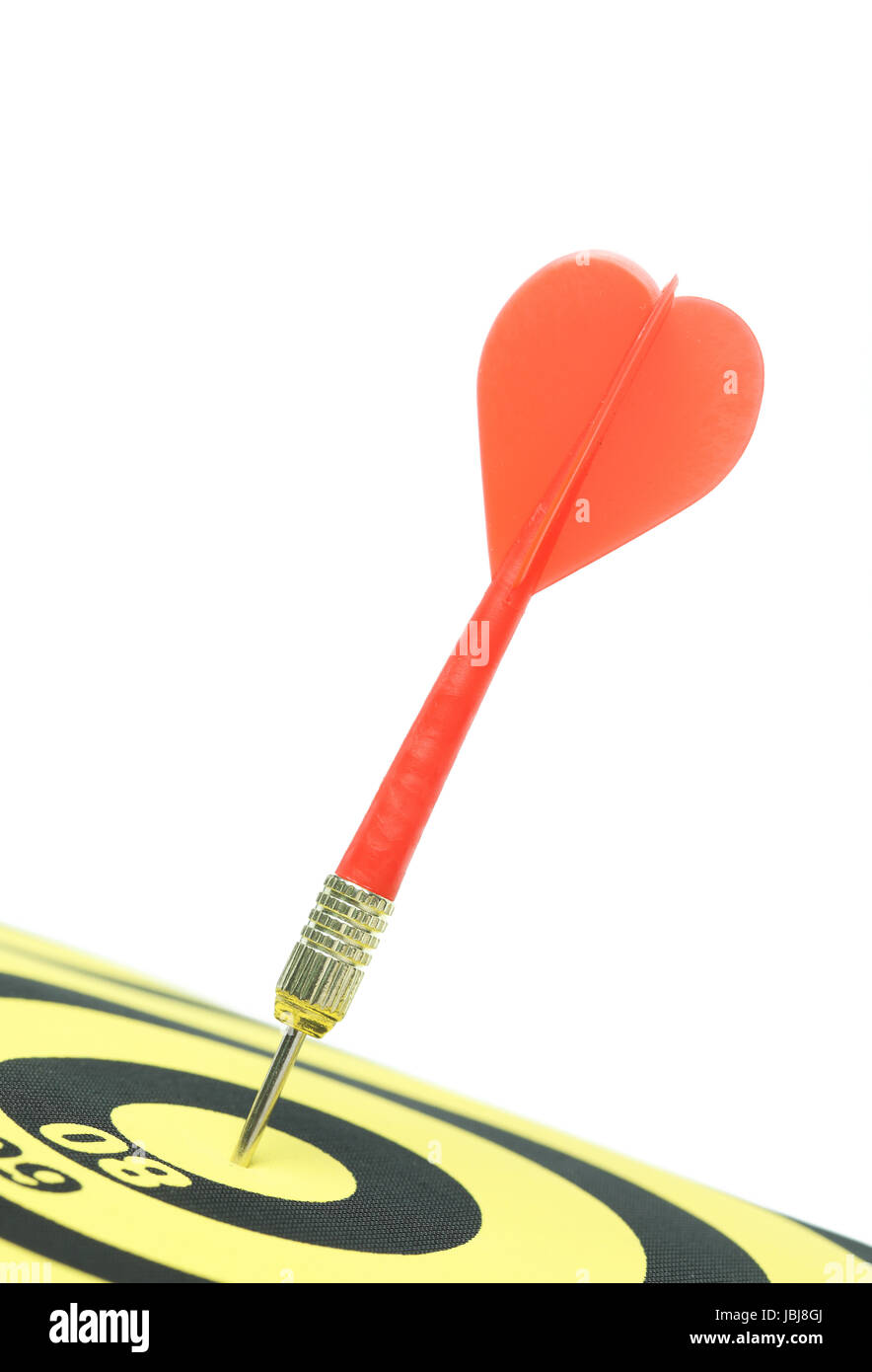 The arrow has reached the target Stock Photo - Alamy