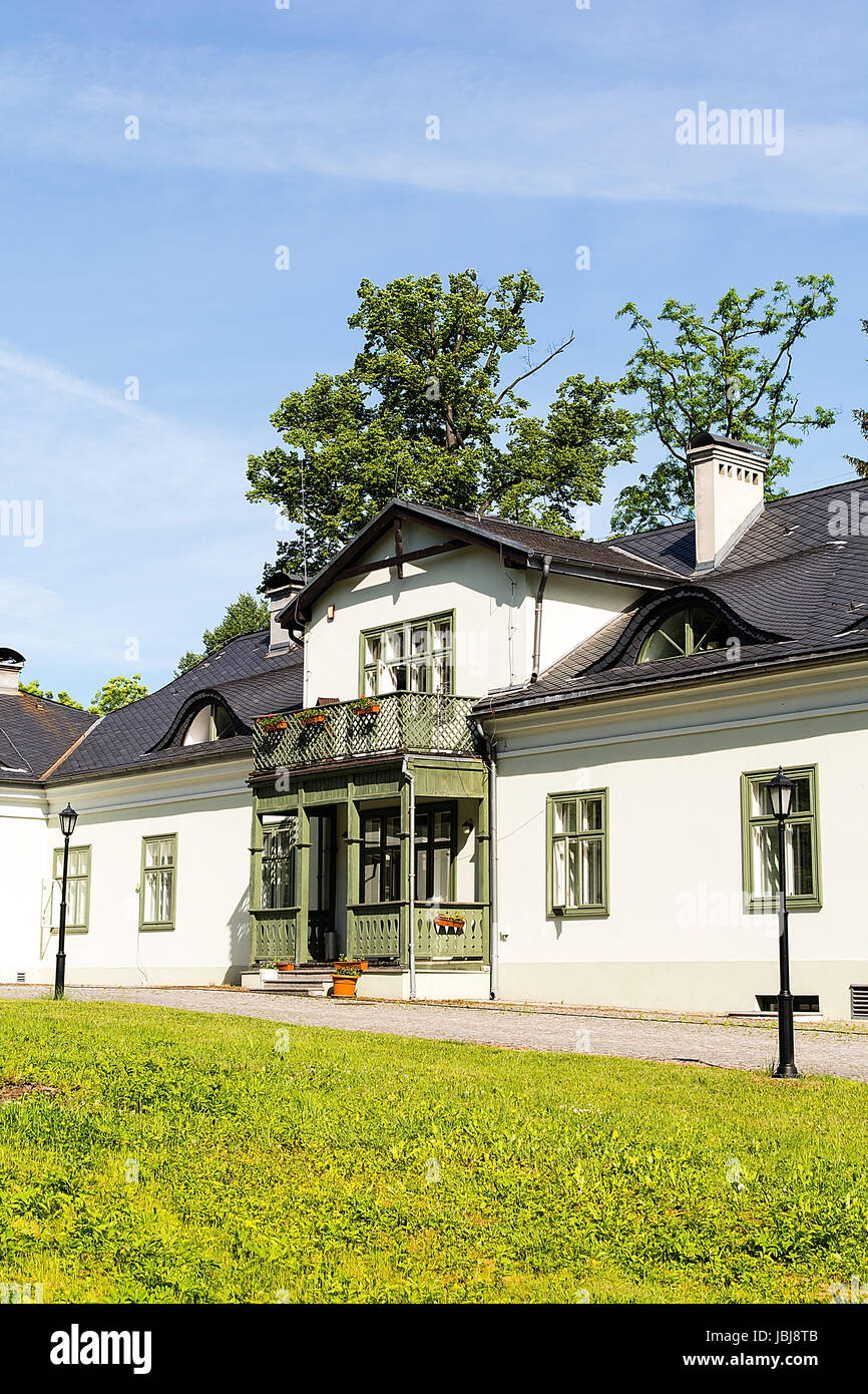 Little manor house in Boleslaw (Poland Stock Photo - Alamy