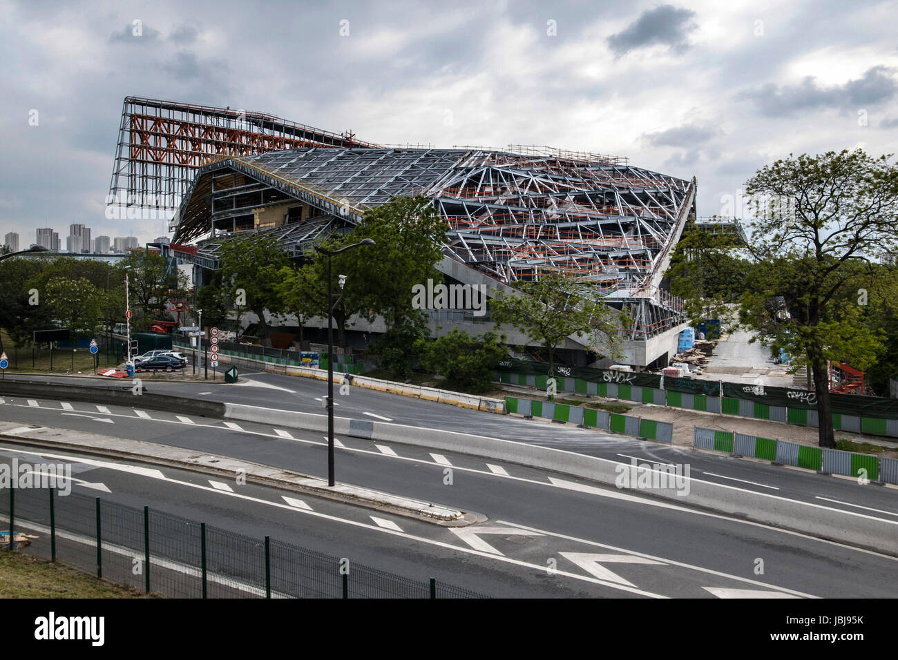 PARIS PHILHARMONIE UNDER CONSTRUCTION - PARIS PHILHARMONIC HALL - PARIS ...