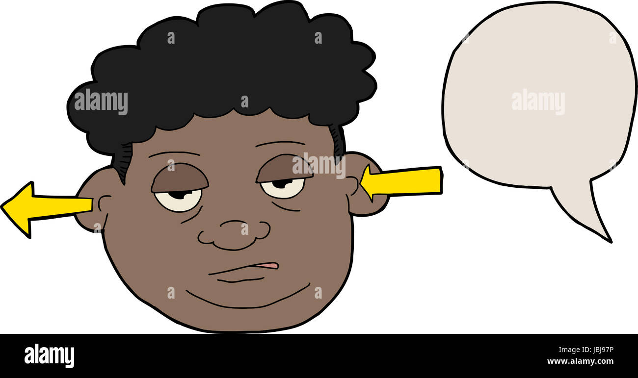 Cartoon man ignoring hi-res stock photography and images - Alamy