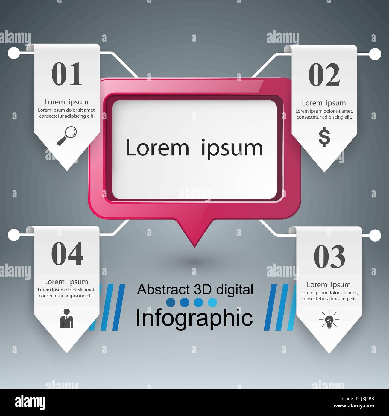 Speech bubl icon. Dialog box info Stock Vector Image & Art - Alamy