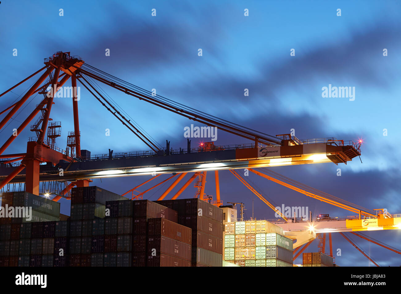 Container terminal gate hi-res stock photography and images - Alamy