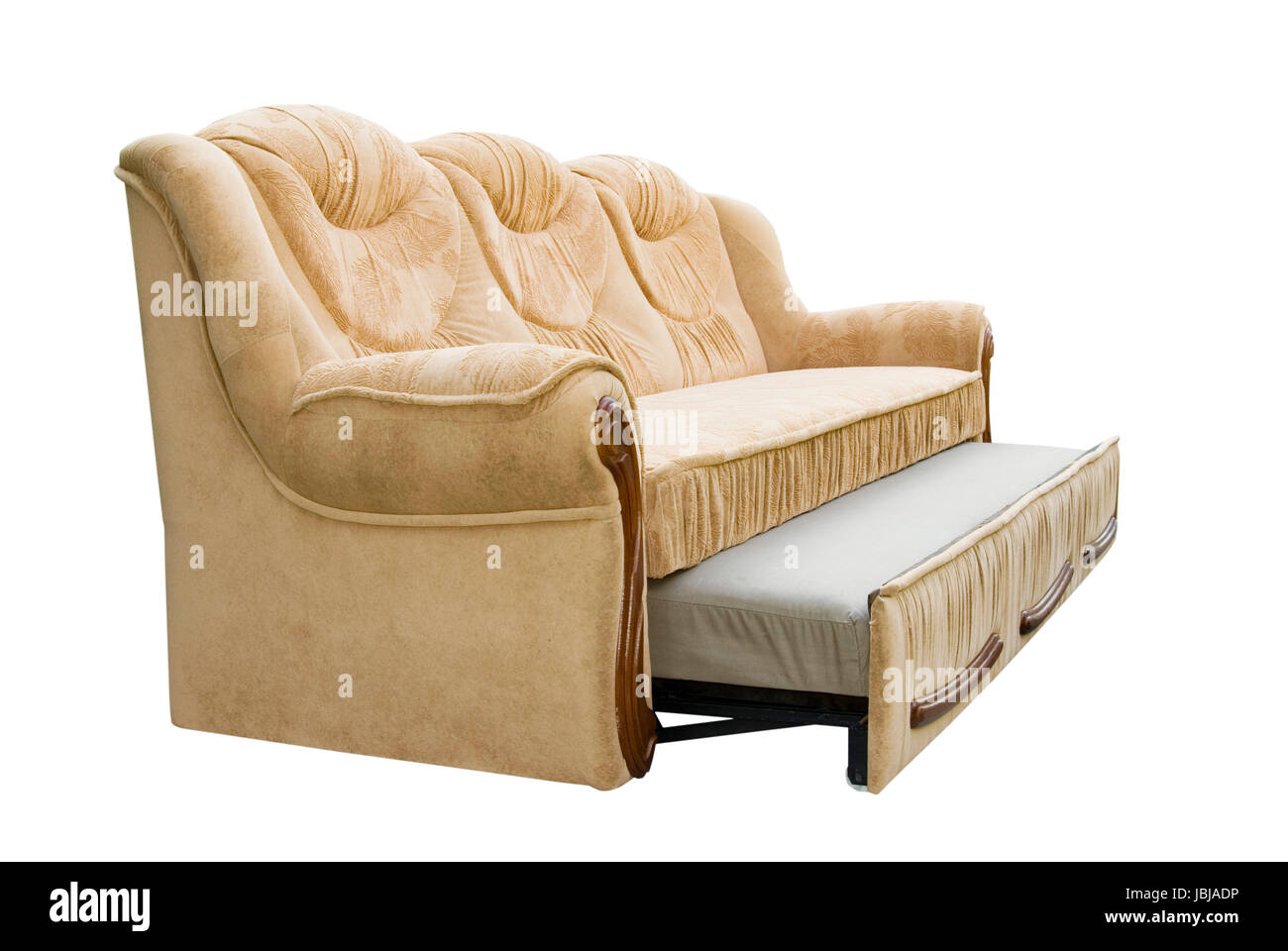 A sofa on a white background Stock Photo - Alamy