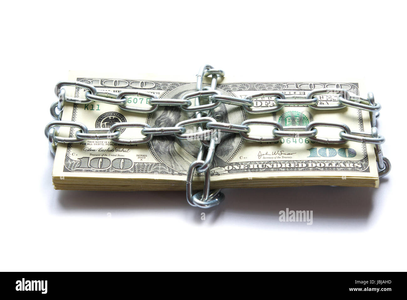 Dollars with a chain hi-res stock photography and images - Alamy