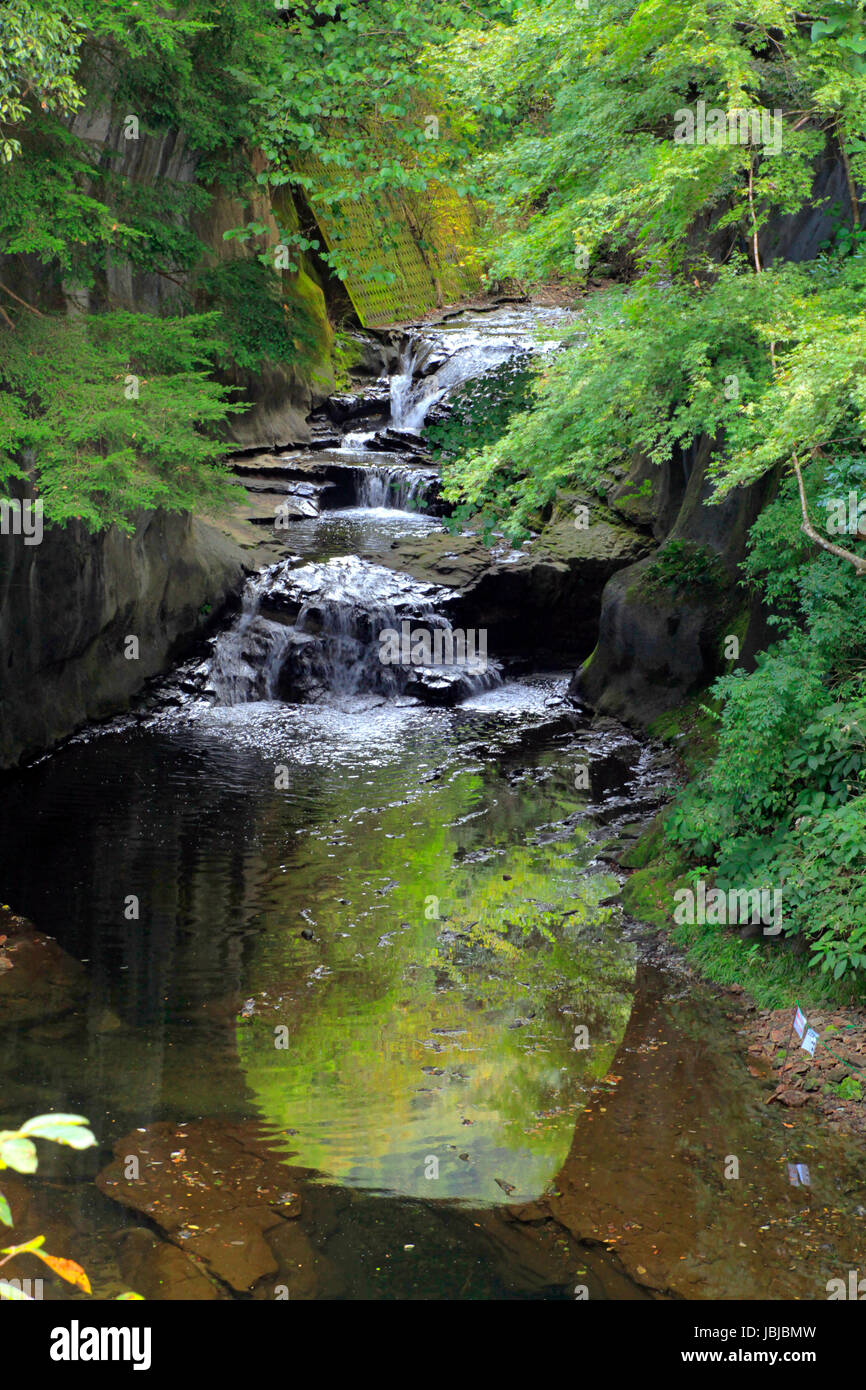 Nomizo-no-Taki Waterfalls in Kimitsu Chiba Japan Stock Photo - Alamy