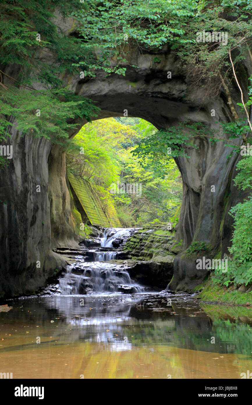 Nomizo-no-Taki Waterfalls in Kimitsu Chiba Japan Stock Photo - Alamy