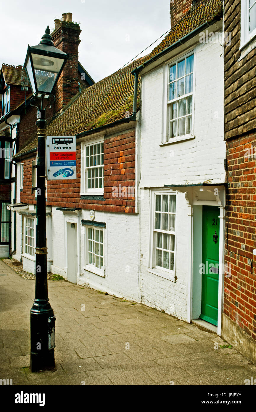 Cottages at Landgate, Rye, East Sussex Stock Photo - Alamy