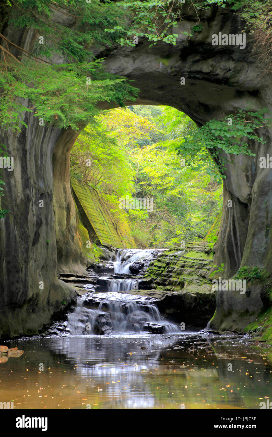 Nomizo-no-Taki Waterfalls in Kimitsu Chiba Japan Stock Photo - Alamy