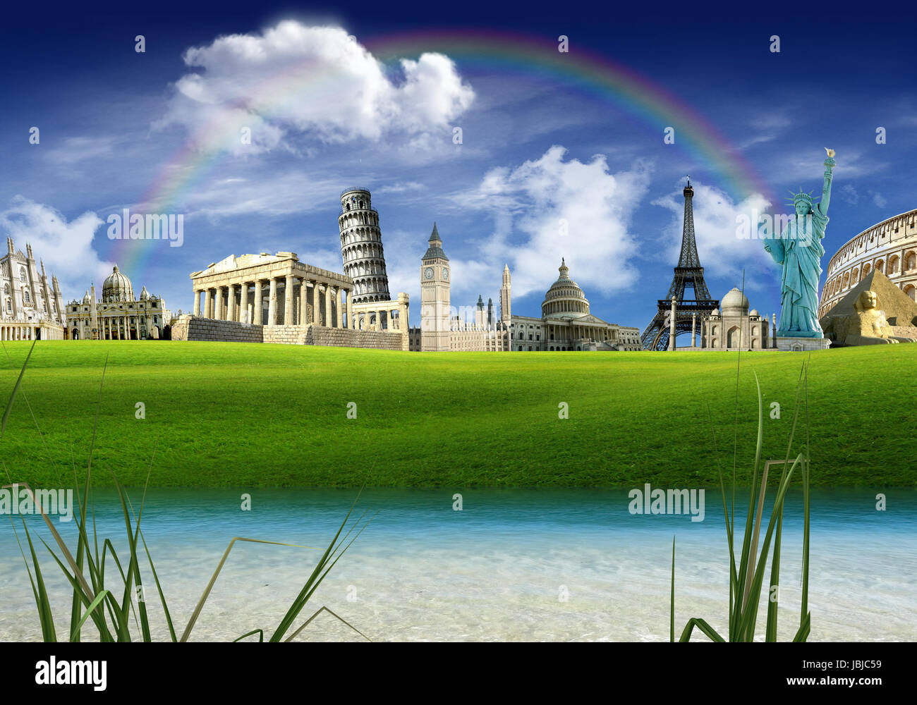 Travel around the world: architecture and style, landmarks and ...