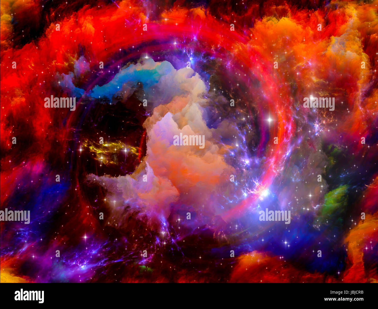 Universe Is Not Enough series. Backdrop design of fractal elements ...