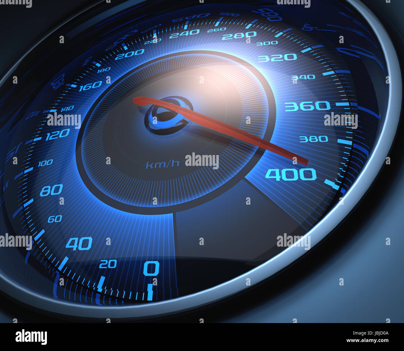 Speedometer scoring high speed. The limit of speed Stock Photo - Alamy