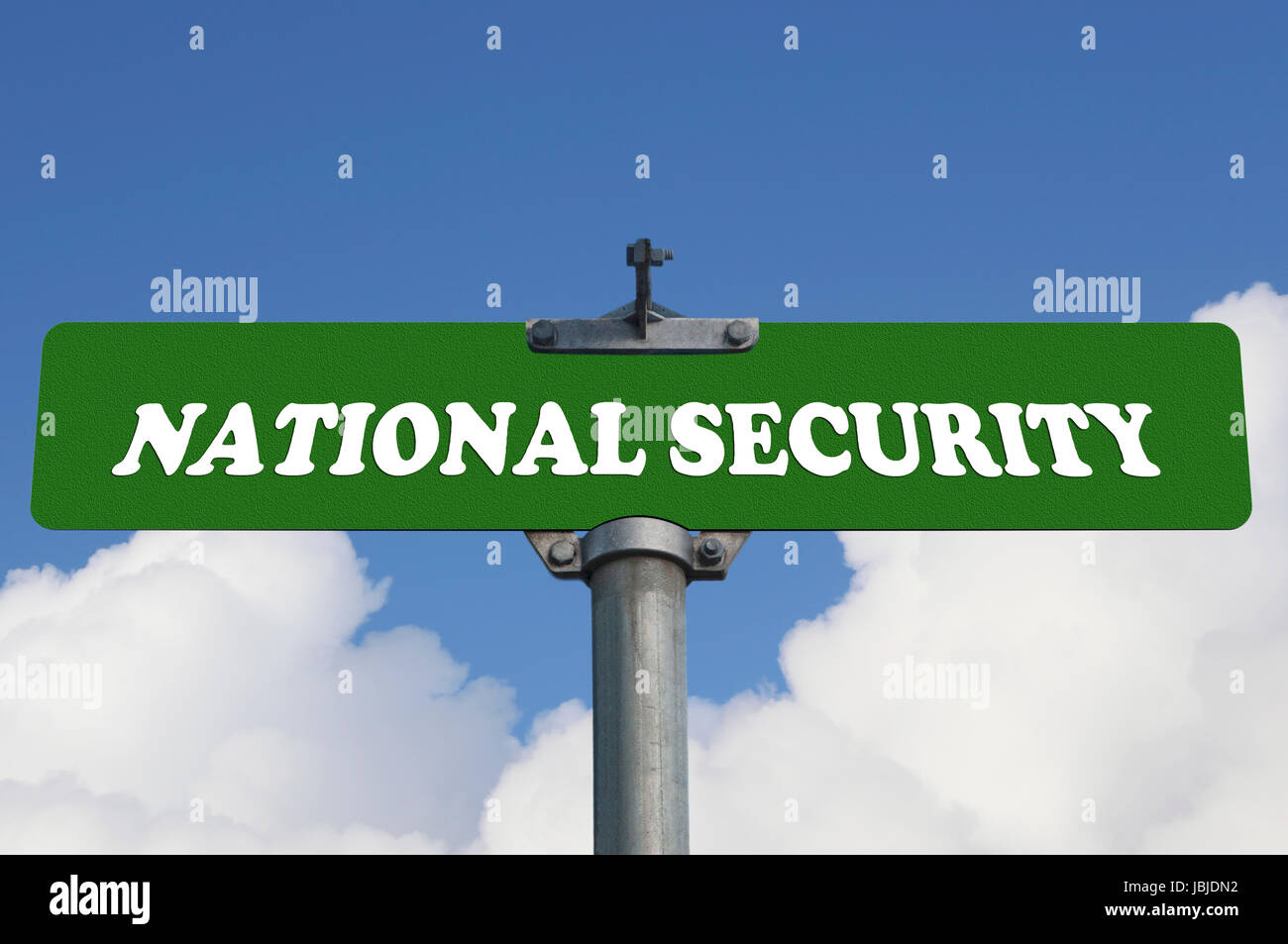 National security road sign Stock Photo - Alamy