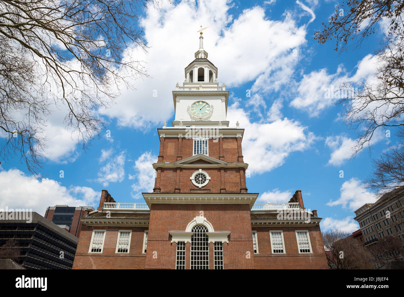 Independence Hall in Philadelphia Pennsylvania from the south side ...