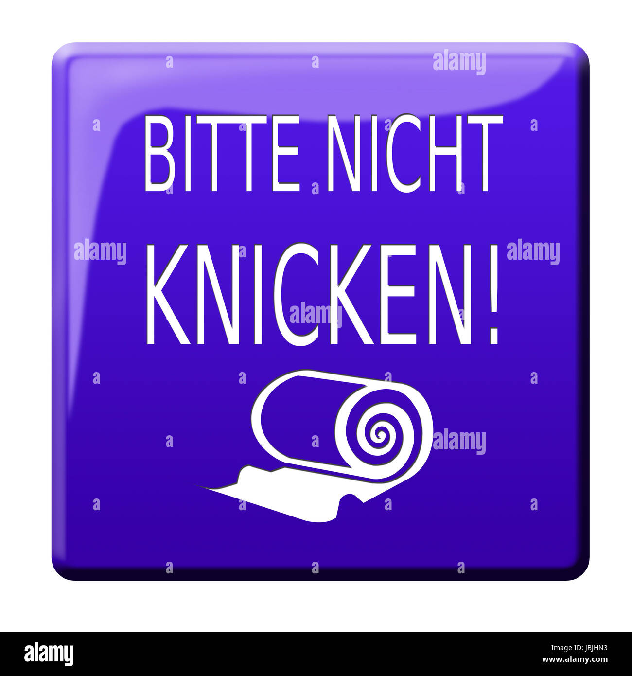 Bitte nicht knicken hi-res stock photography and images - Alamy