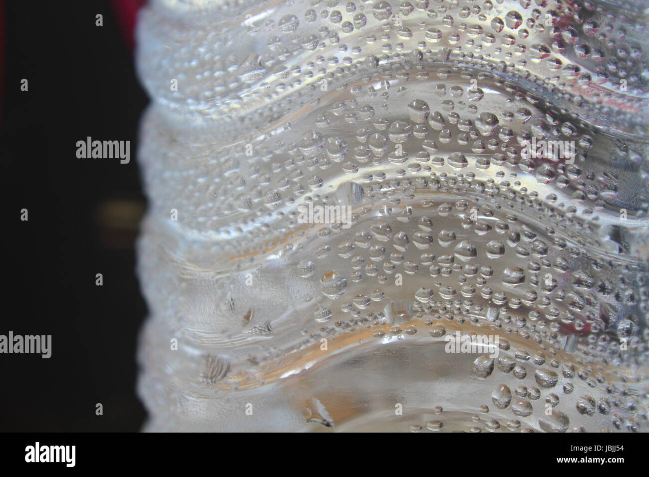 Water Drops on plastic bottle, background and texture Stock Photo - Alamy