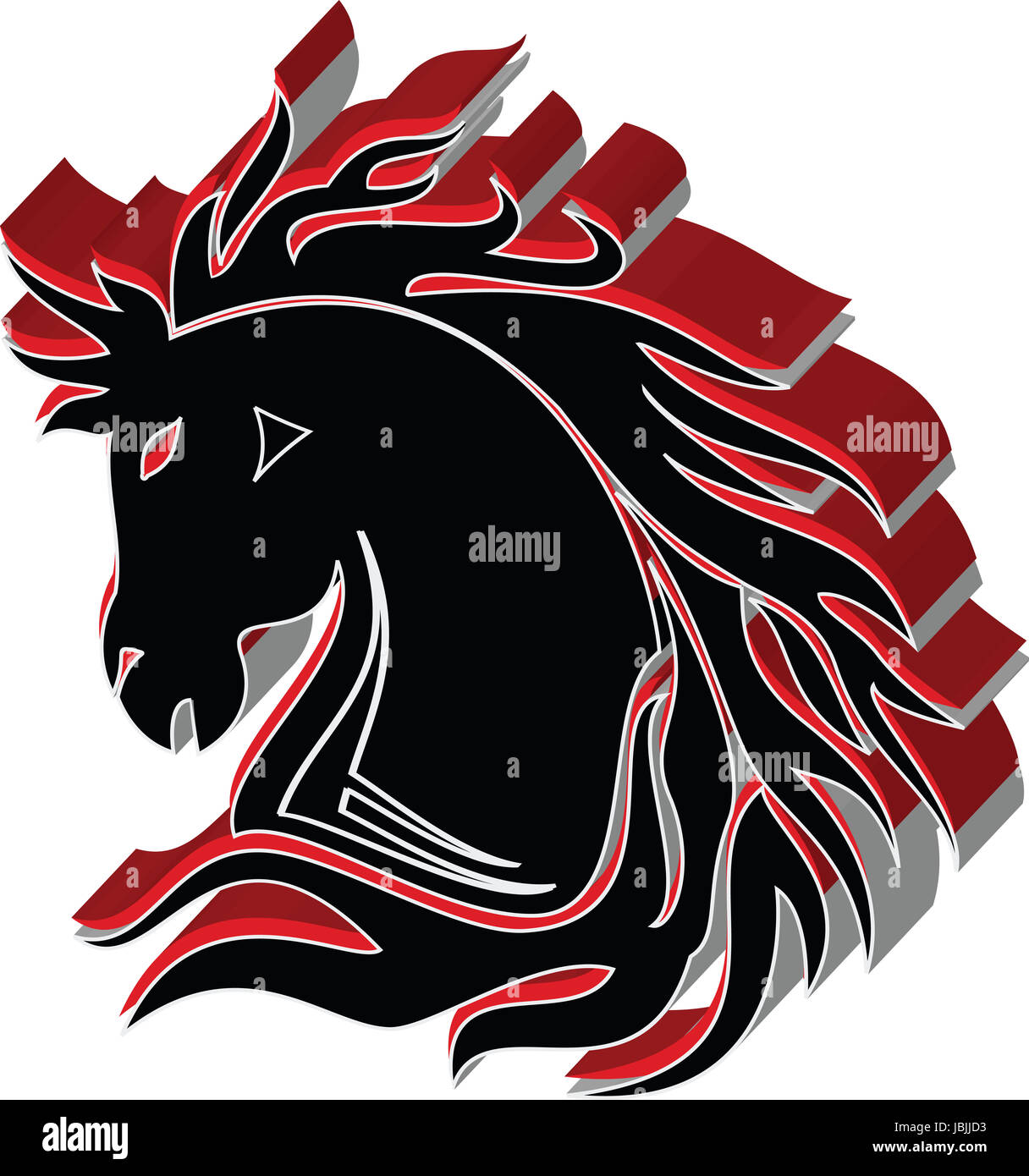 Black knight logo hi-res stock photography and images - Alamy