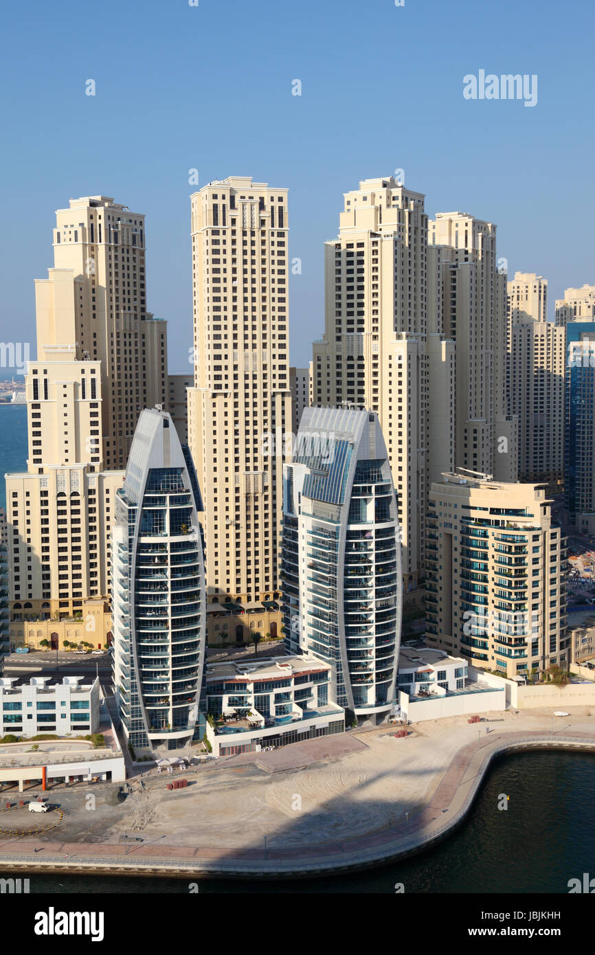 Dubai Marina Buildings, United Arab Emirates Stock Photo - Alamy