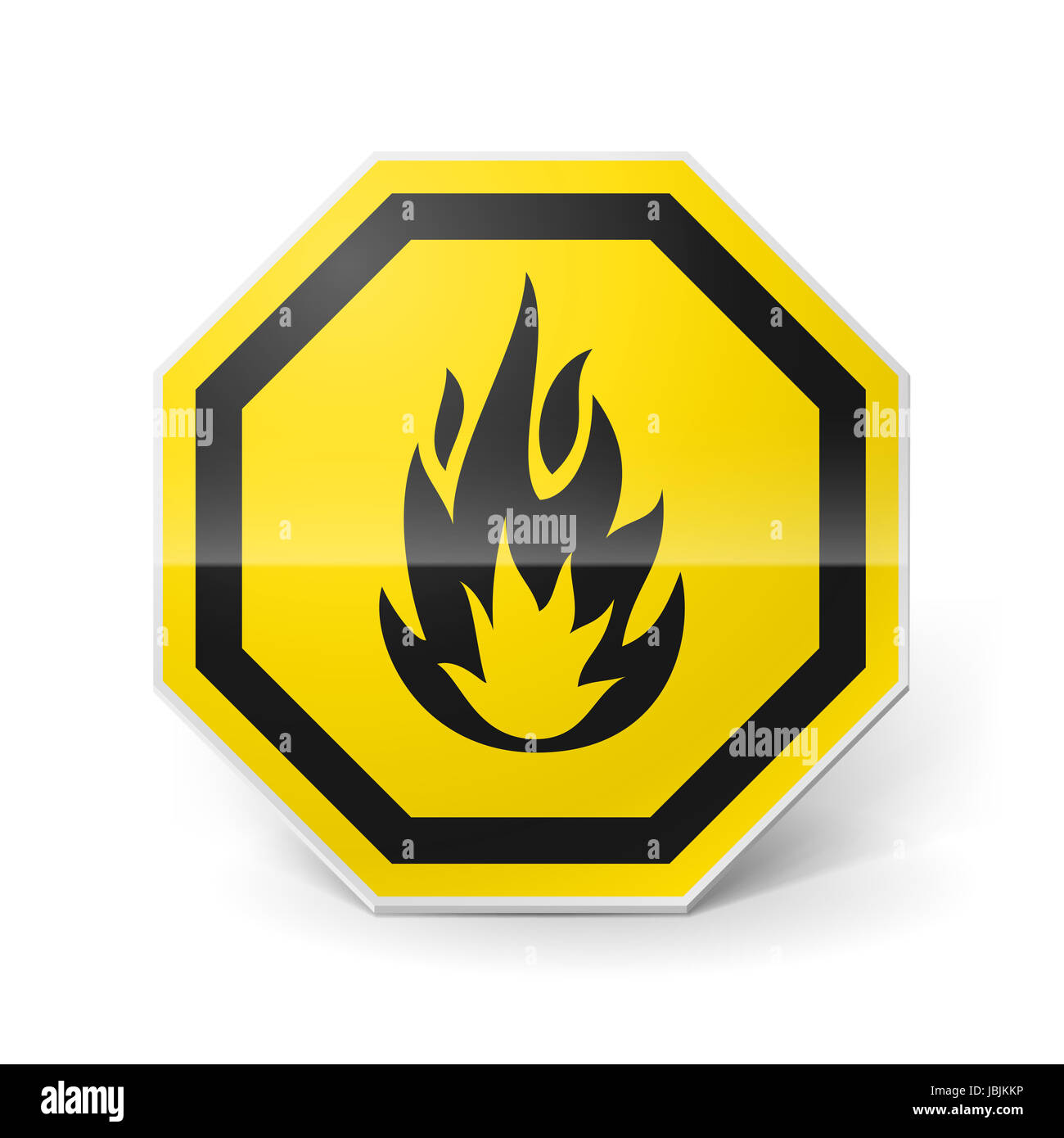 Warning sign extremely flammable symbol hi-res stock photography and ...