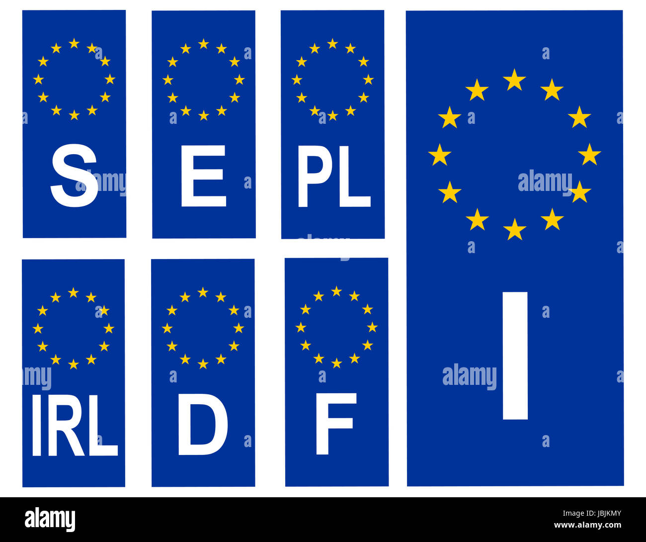European Union country symbol. Illistration pannels Stock Photo - Alamy