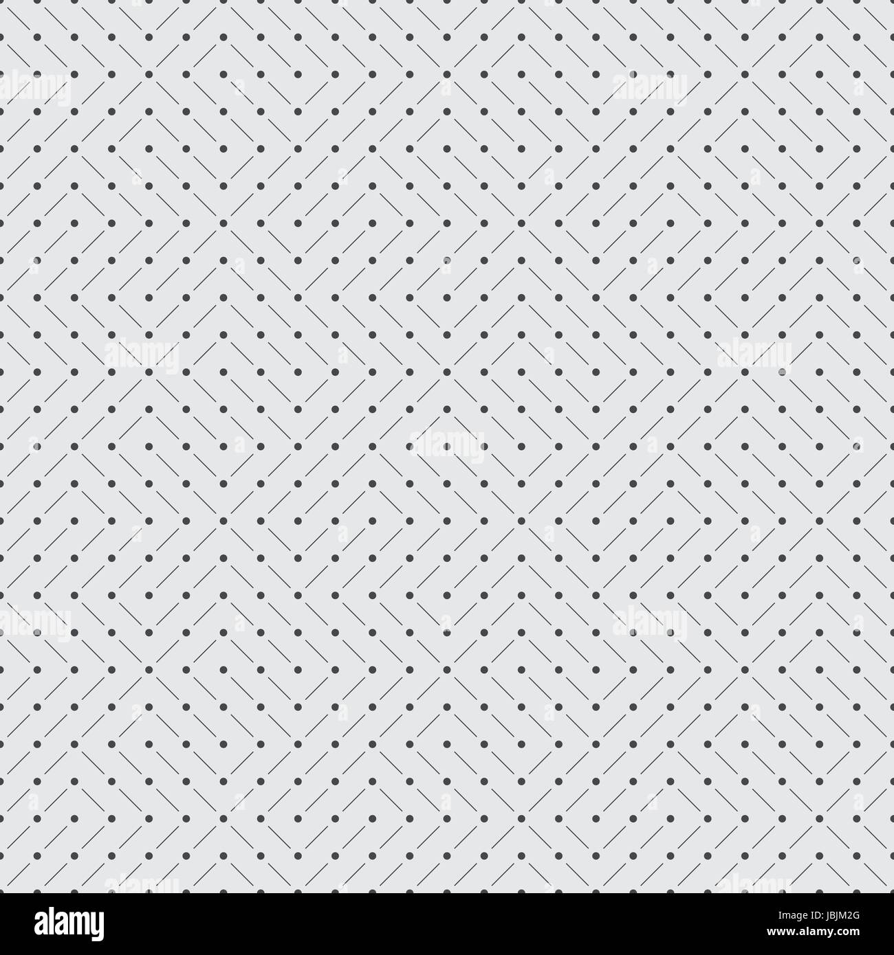 Seamless pattern. Modern stylish texture with regularly repeating geometrical shapes, dots ...