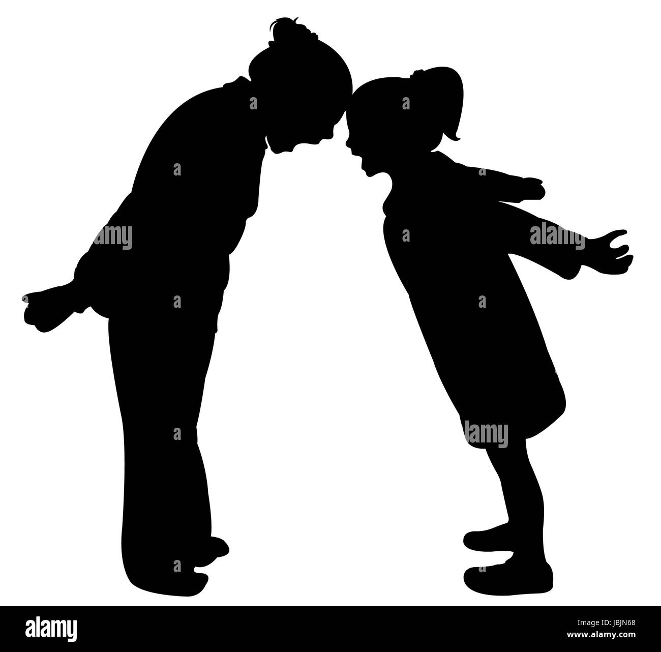 Sibling fight Cut Out Stock Images & Pictures - Alamy