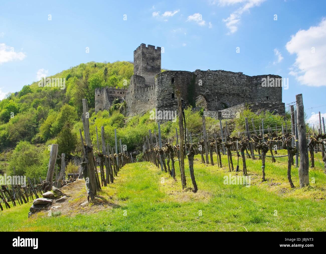 Spitz Ruine Hinterhaus - Spitz castle ruin Hinterhaus 05 Stock Photo ...