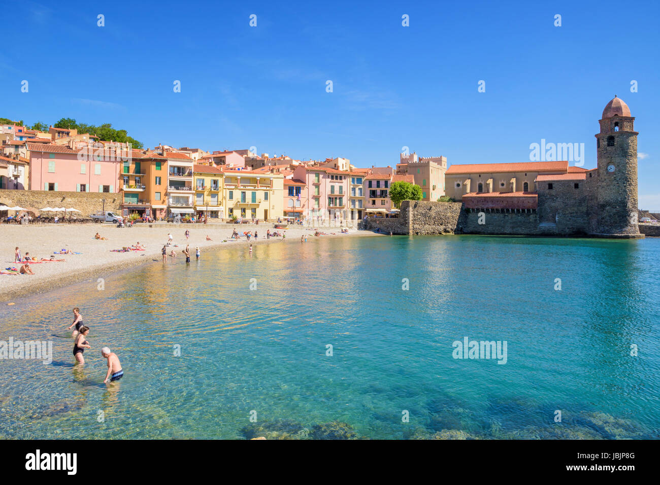 Collioure beach hi-res stock photography and images - Alamy