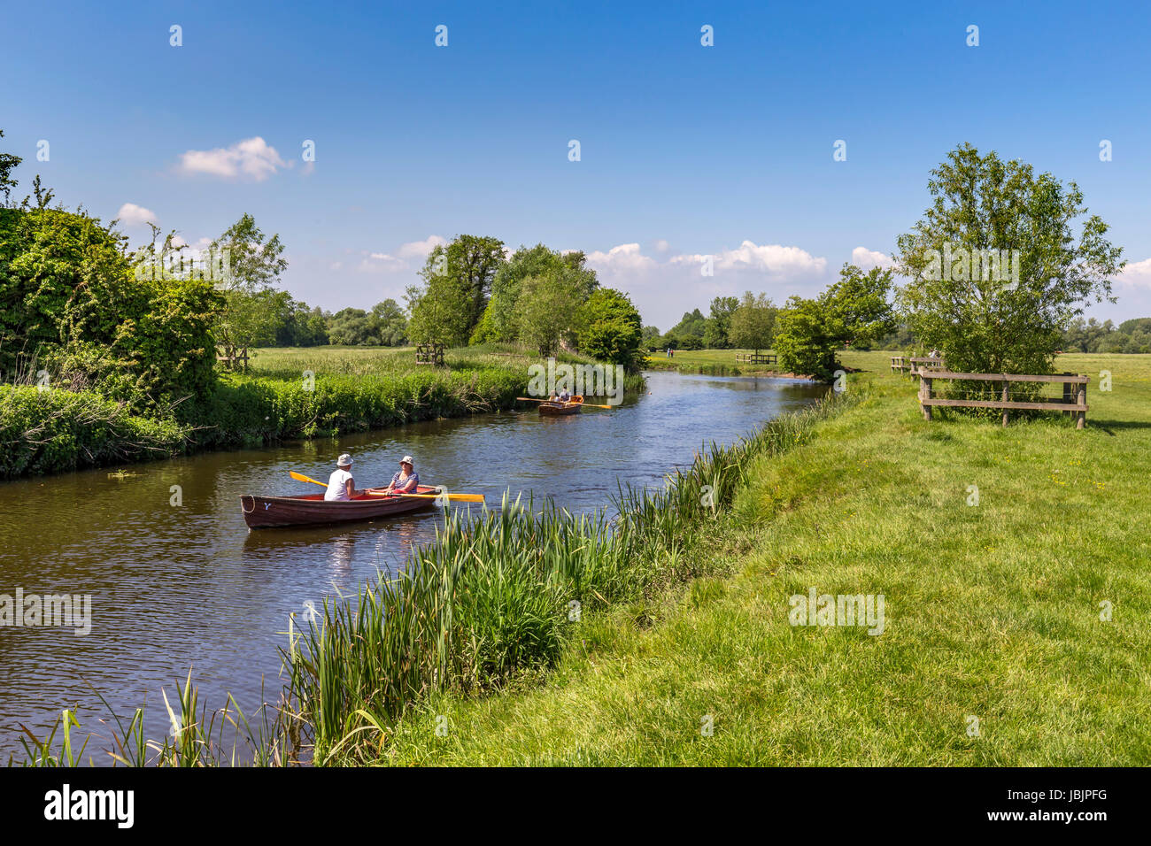 DEDHAM RIVER SCENES WITH BOATING Stock Photo - Alamy