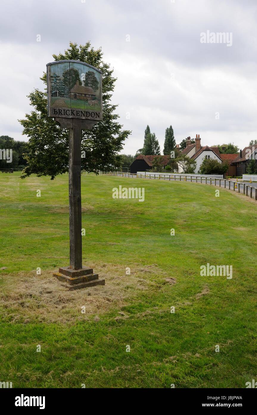 View Brickendon Green, Brickendon, Hertfordshire Stock Photo - Alamy