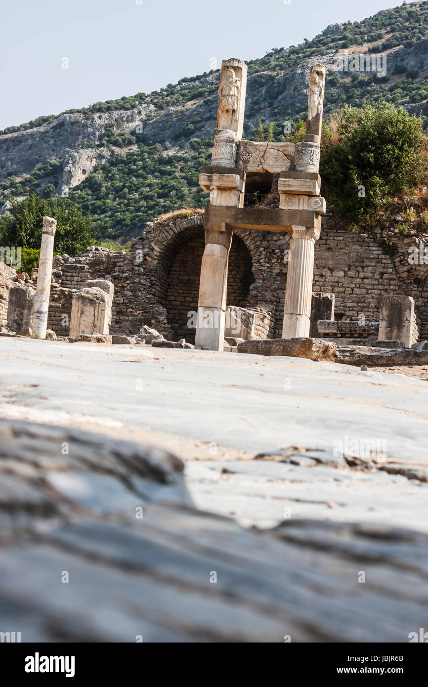 Historical agora structure of Ephesus (Turkey Stock Photo - Alamy