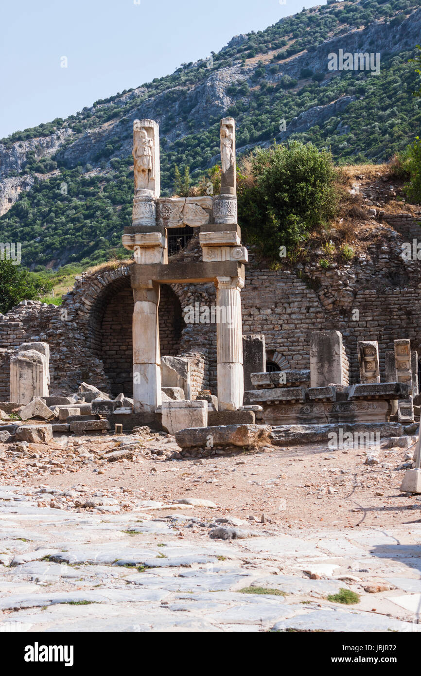 Historical agora structure of Ephesus (Turkey Stock Photo - Alamy