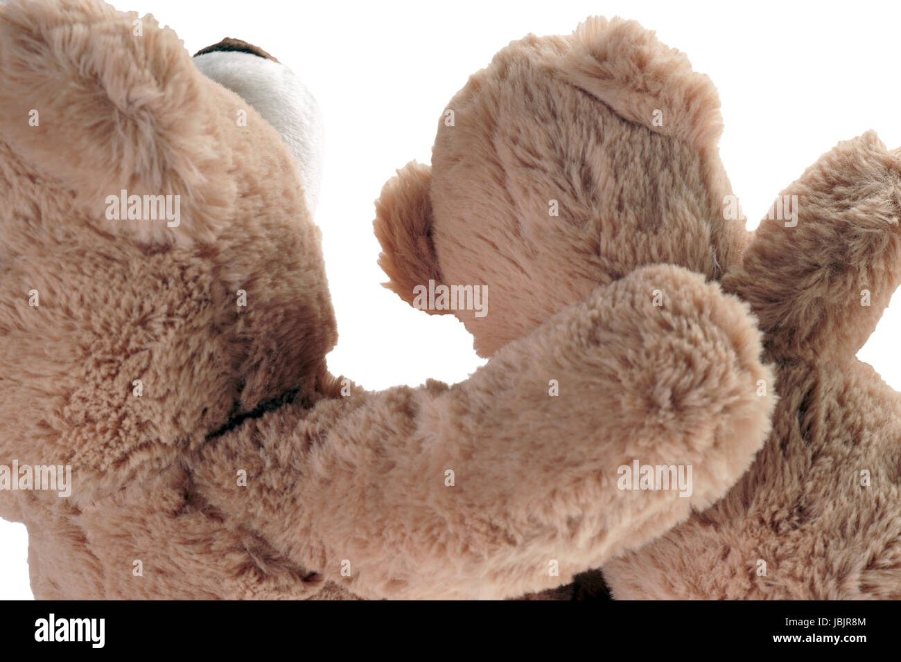 two teddy bears friends Stock Photo - Alamy