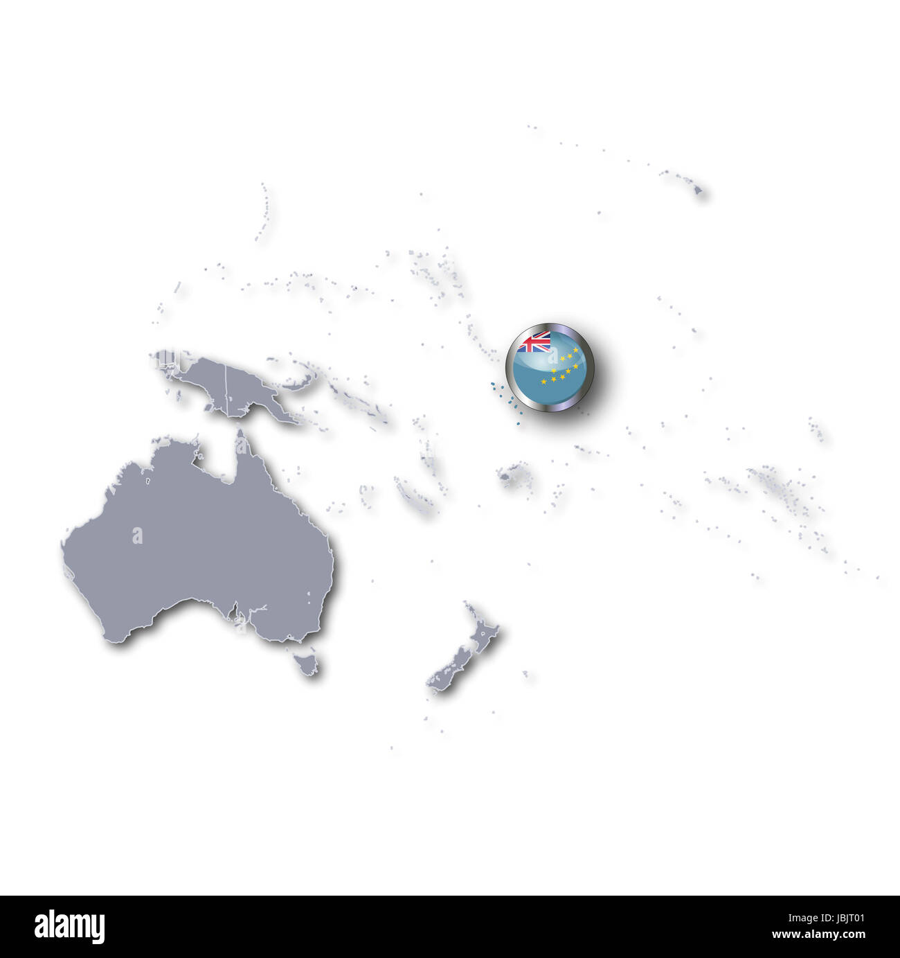 Map of ellice islands hi-res stock photography and images - Alamy