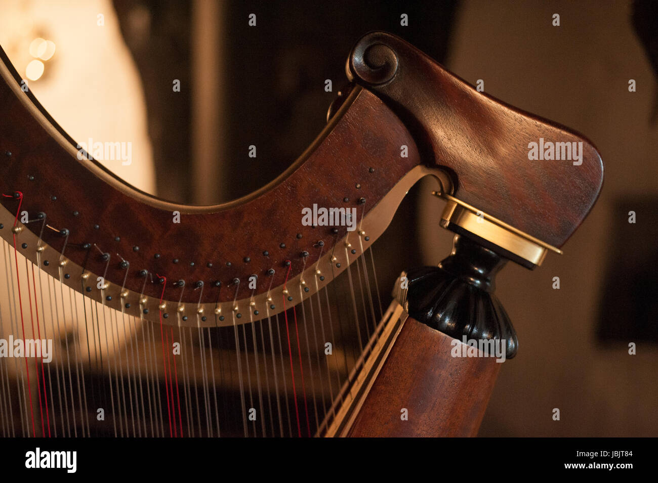 one of 16 pictures of the welsh Triple Harp taken in natural light at a ...
