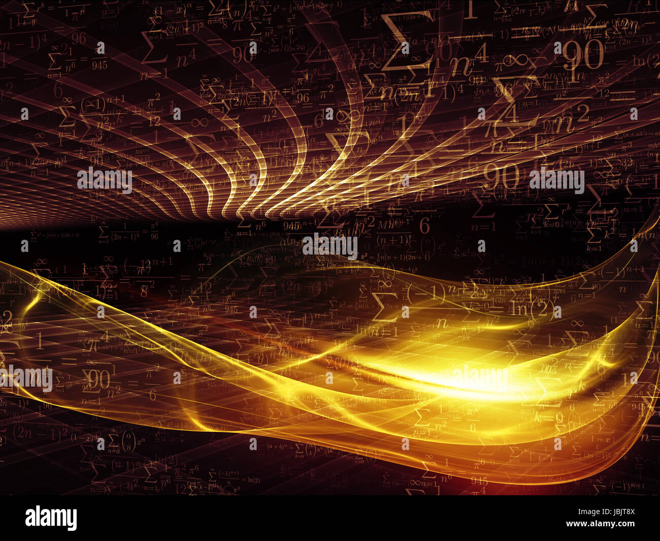 Fractal Realms series. Composition of fractal elements, grids and ...