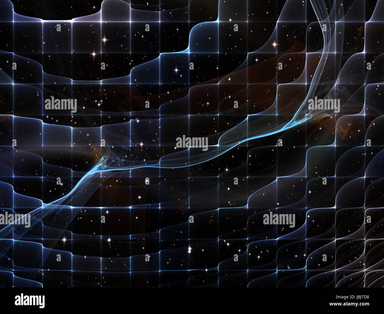 Geometry of Space series. Composition of conceptual grids, curves and ...