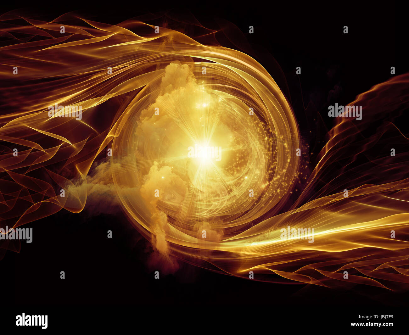 Space Vortex series. Background design of translucent vortex, fractal ...