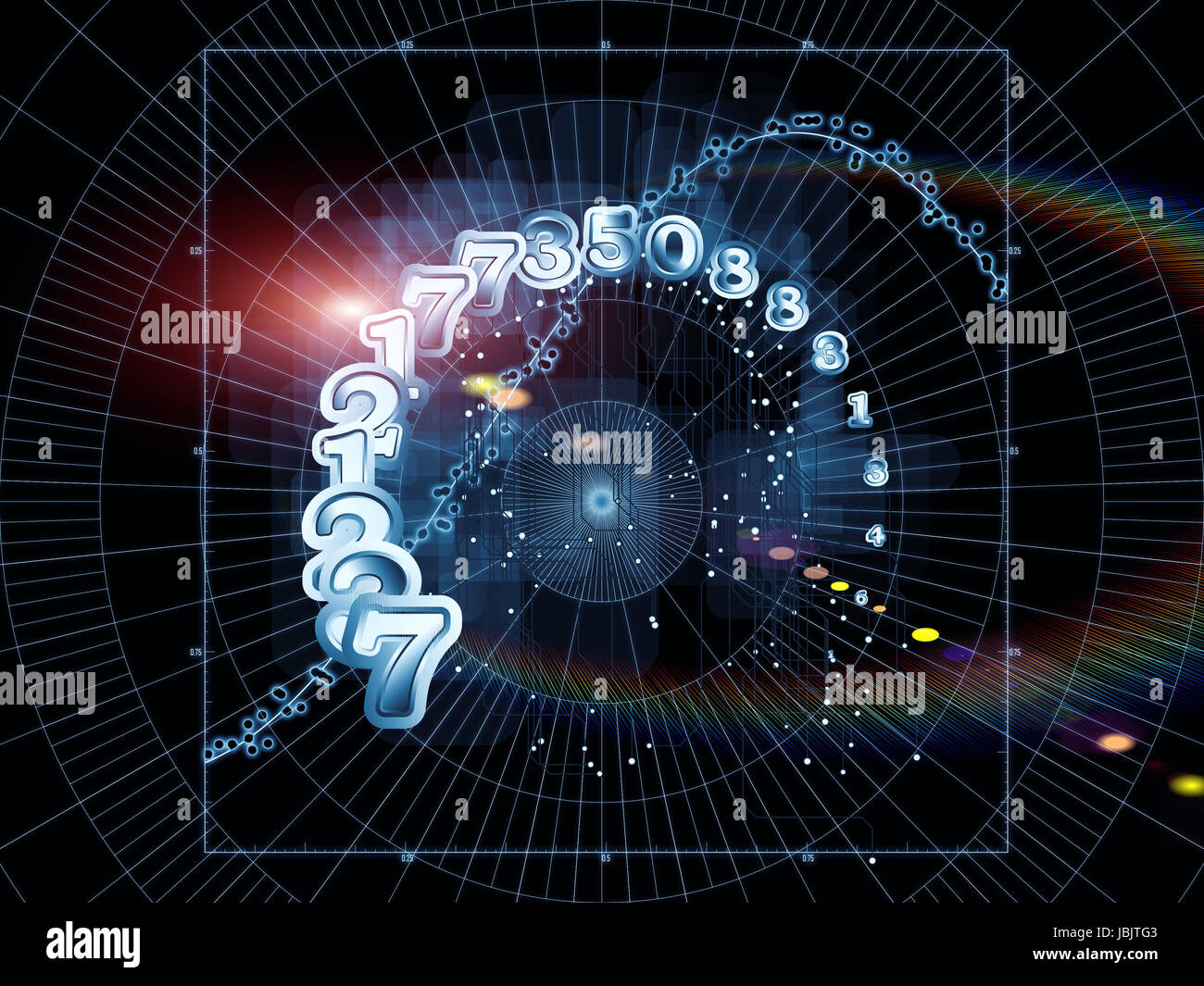 Strange Geometry series. Composition of line drawing, math and geometry ...