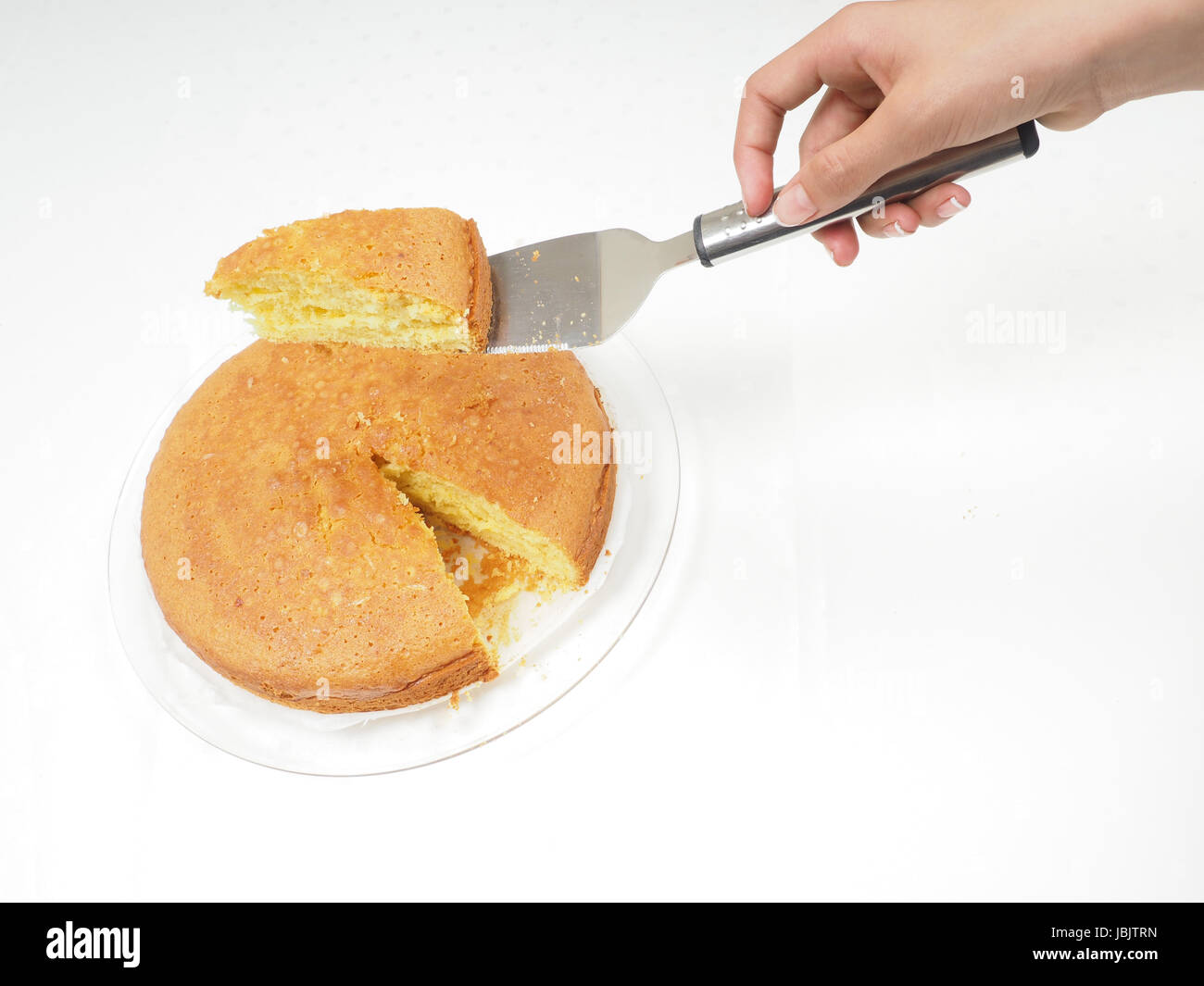 Female chef removing baking hi-res stock photography and images - Alamy