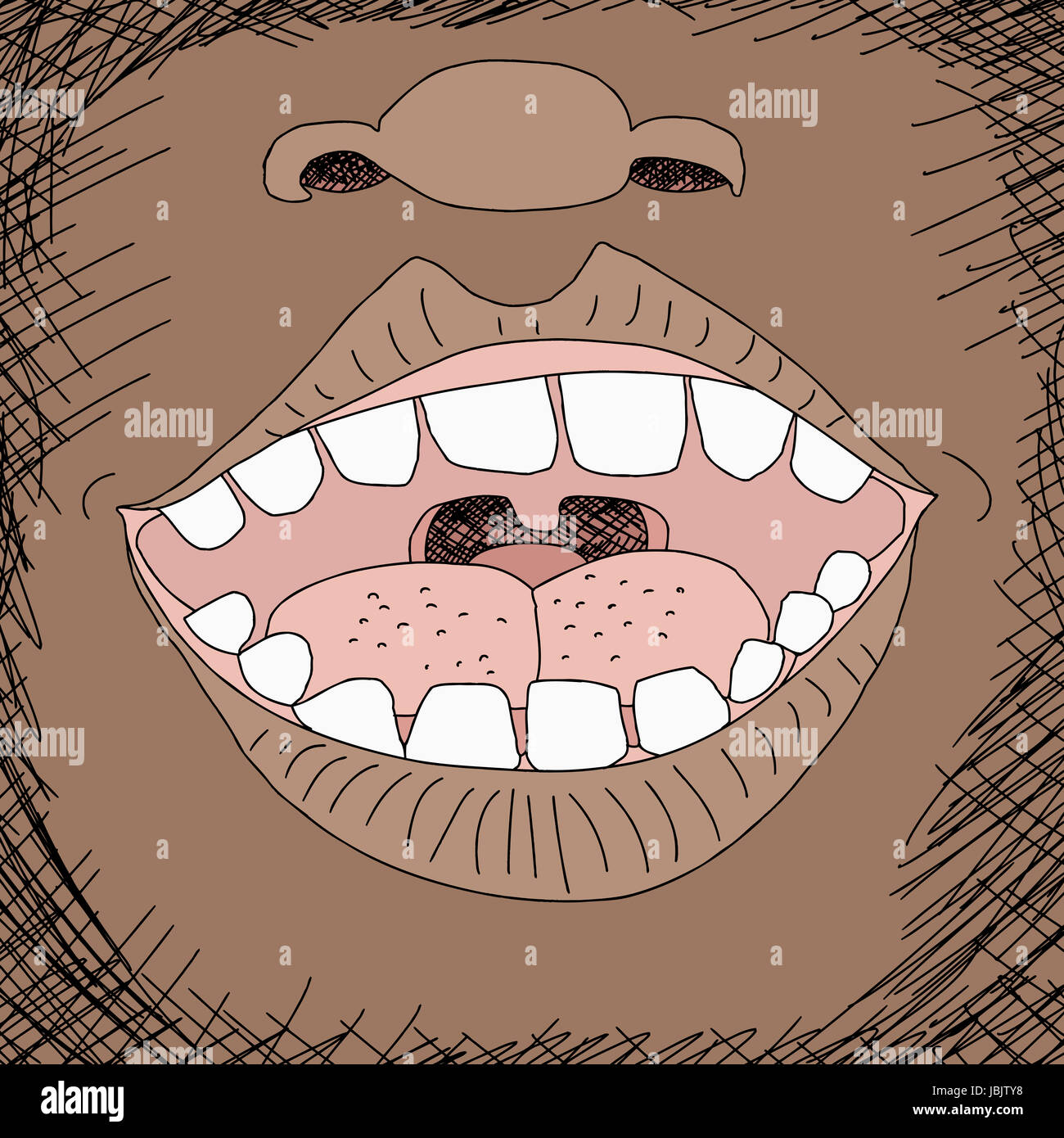 Cartoon Mouth Taste