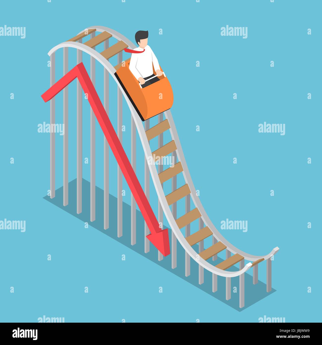 Roller coaster graph hi-res stock photography and images - Alamy