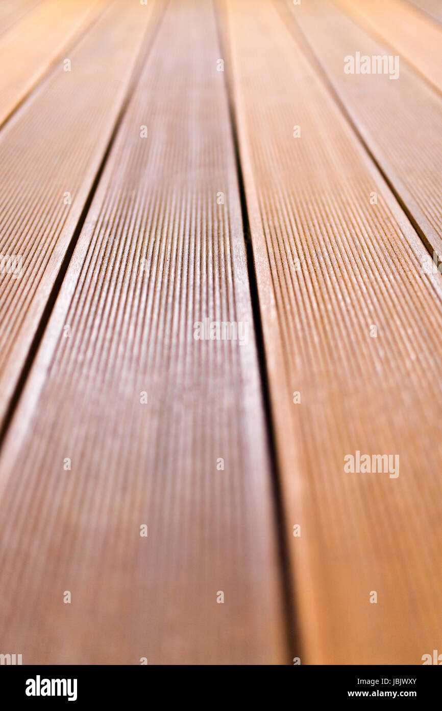 The wooden platform made from bangkirai wood Stock Photo - Alamy