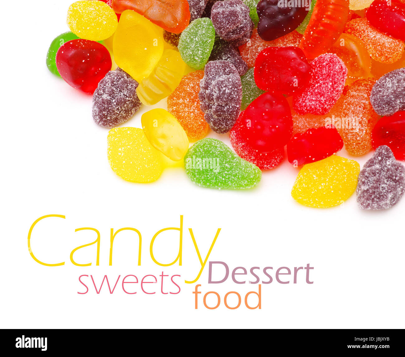 Close up of colorful candy Stock Photo - Alamy