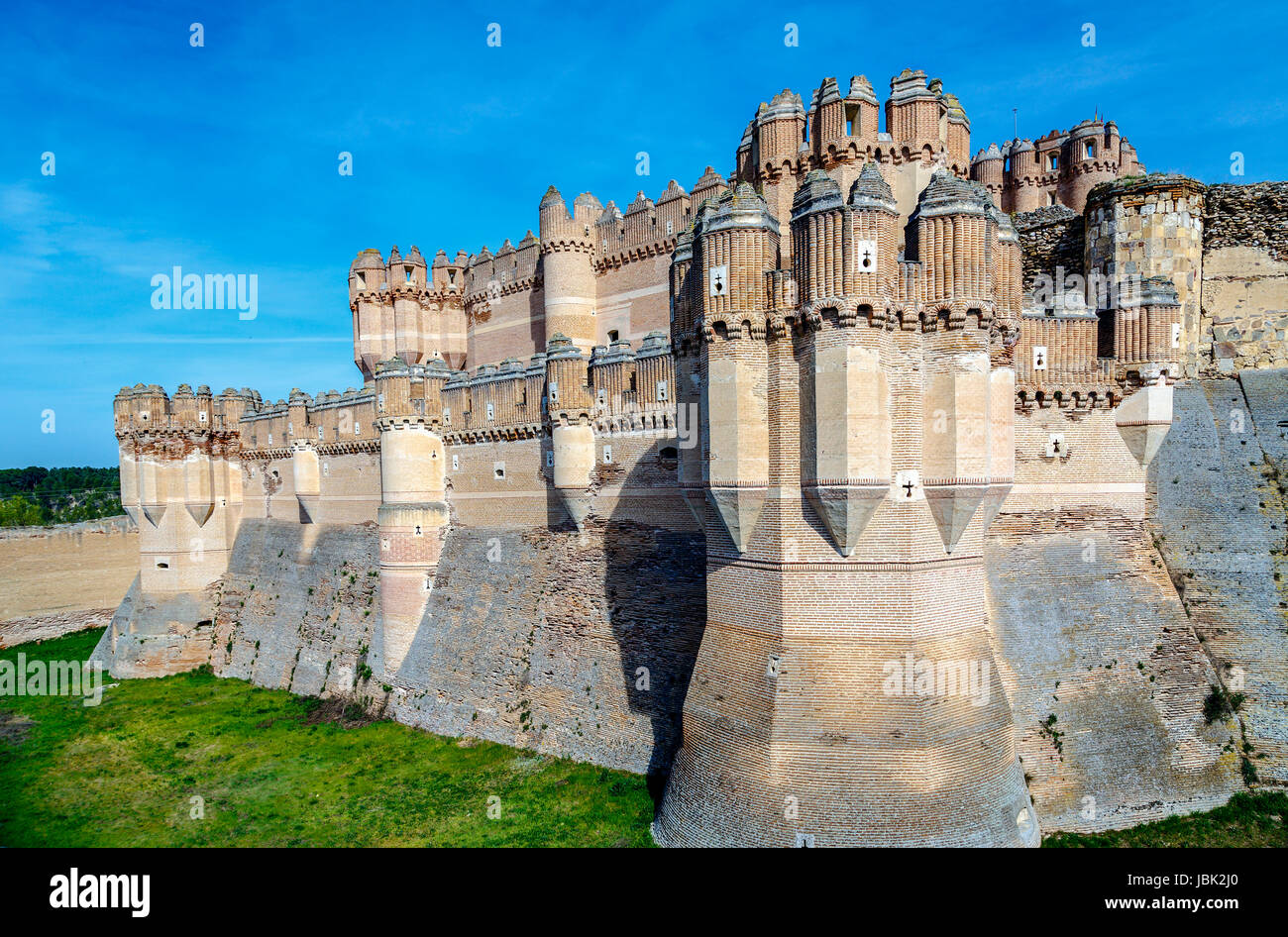 Coca Castle (Castillo de Coca) is a fortification constructed in the ...