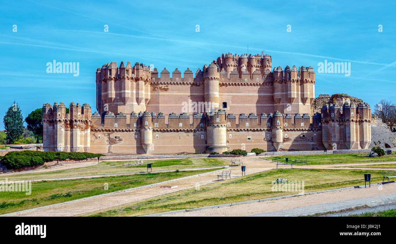 Coca Castle (Castillo de Coca) is a fortification constructed in the ...