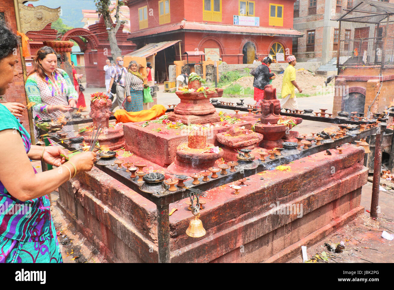 Budhanilkantha temple hi-res stock photography and images - Alamy