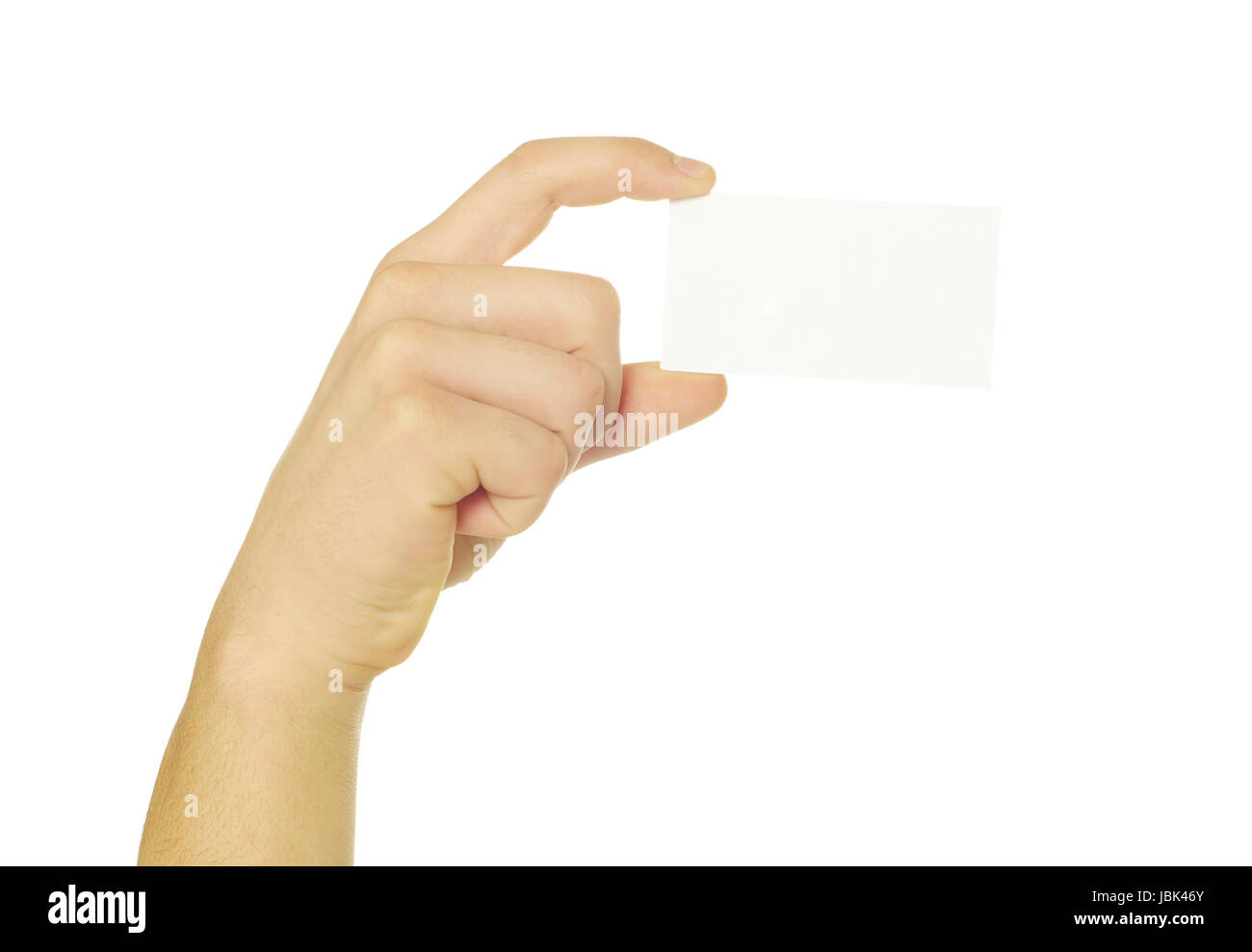 Female hand showing red card Cut Out Stock Images & Pictures - Alamy